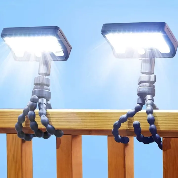 Easy To Install 3 Modes Octopus Clamp Solar Light IP65 Waterproof ...