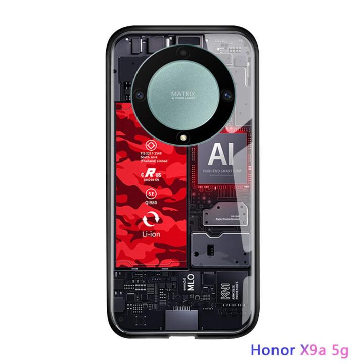 TA for Honor X9A 5G Back Cover Tech Parts Fashion Luxury Phone Cover ...