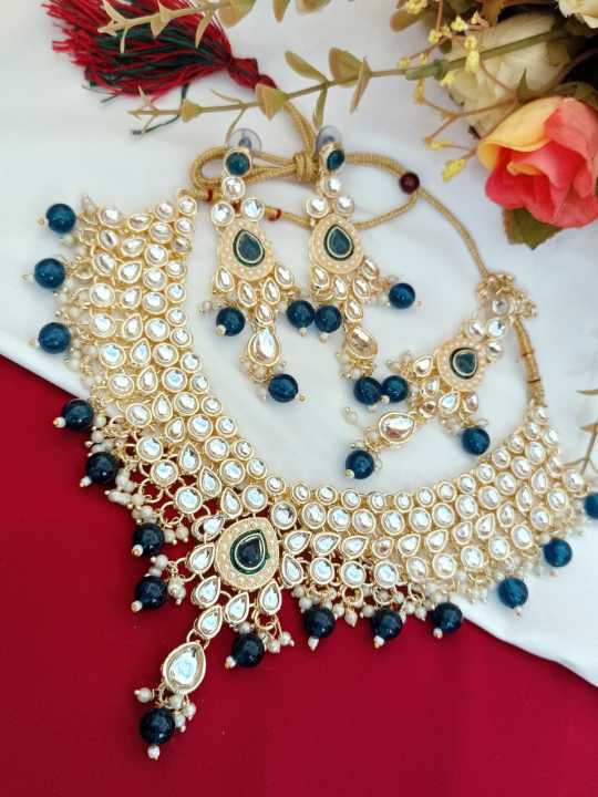 Gorgeous antique and pearl Necklace Jewelry set For Girls & Womens with ...