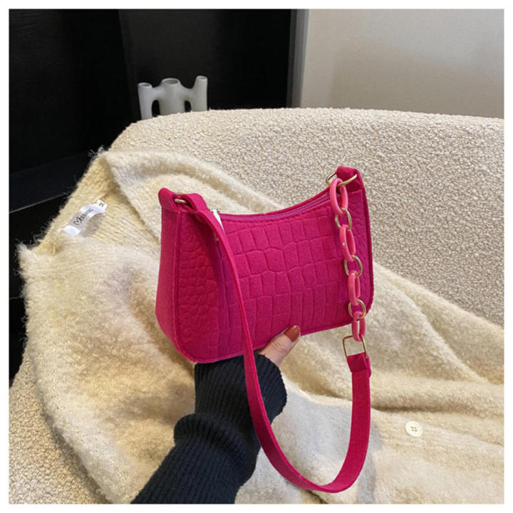 Subaxillary Bag For Women Retro Style Crossbody Bag Vintage Leather ...