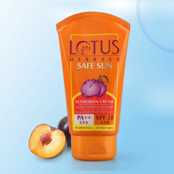 Lotus Herbals Safe Sun Sunscreen Cream SPF 30 PA++ - 50gm | Daraz.com.bd
