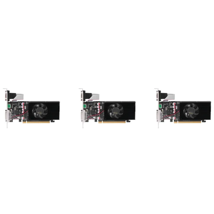 3X GT210 1GB Graphics Cards 64Bit Video Card for GPU PC Games DVI-I ...