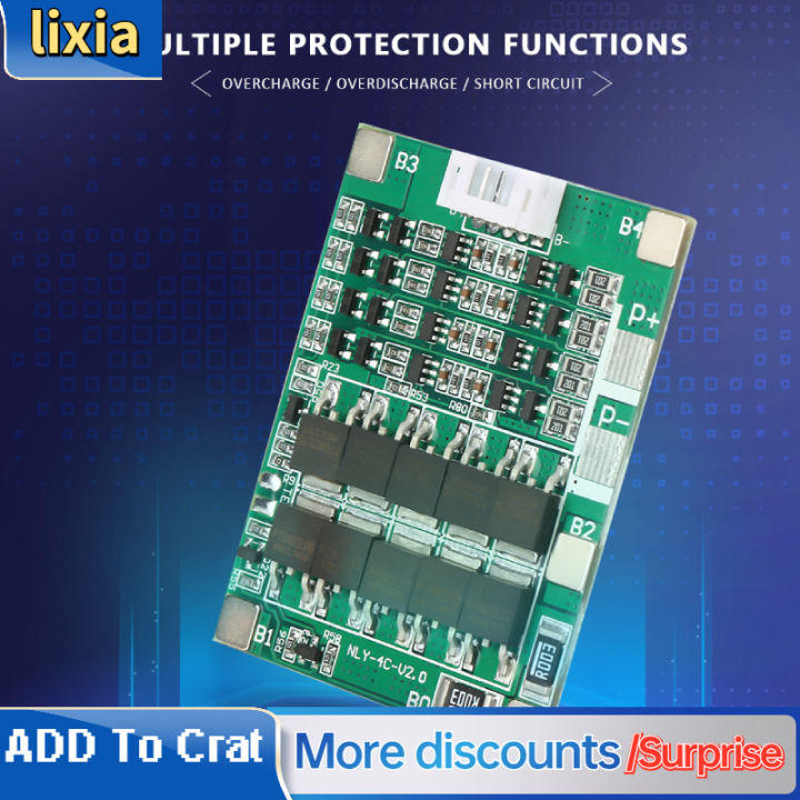 4S Max 50A Lithium Protection Board 3.2V LiFe BMS PCB | Daraz.com.bd