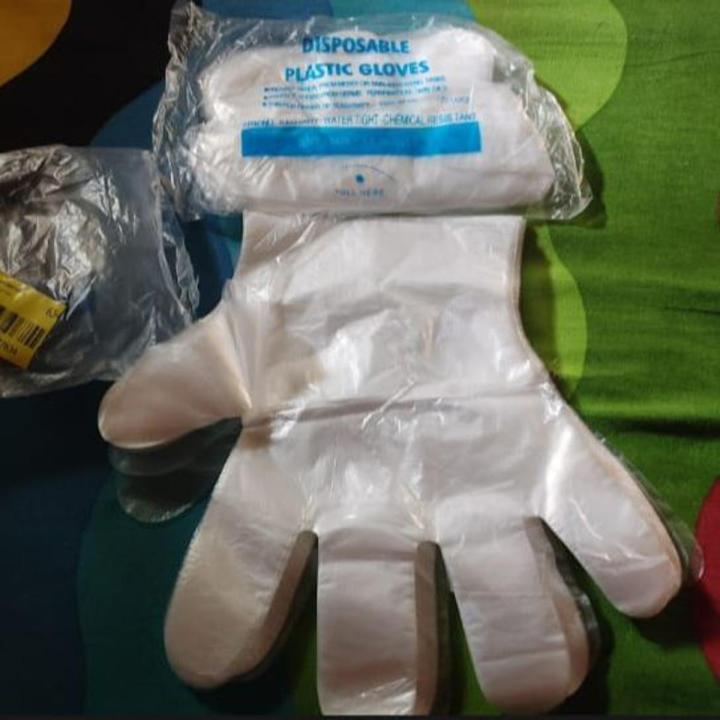 Famous Unisex PE Polythene Gloves, Poly Pack-(100pcs) | Daraz.com.bd