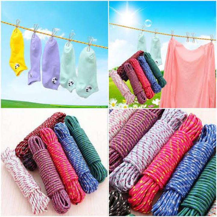 15 Meter Nylon Windproof Slip Clothesline Rope | Daraz.com.bd