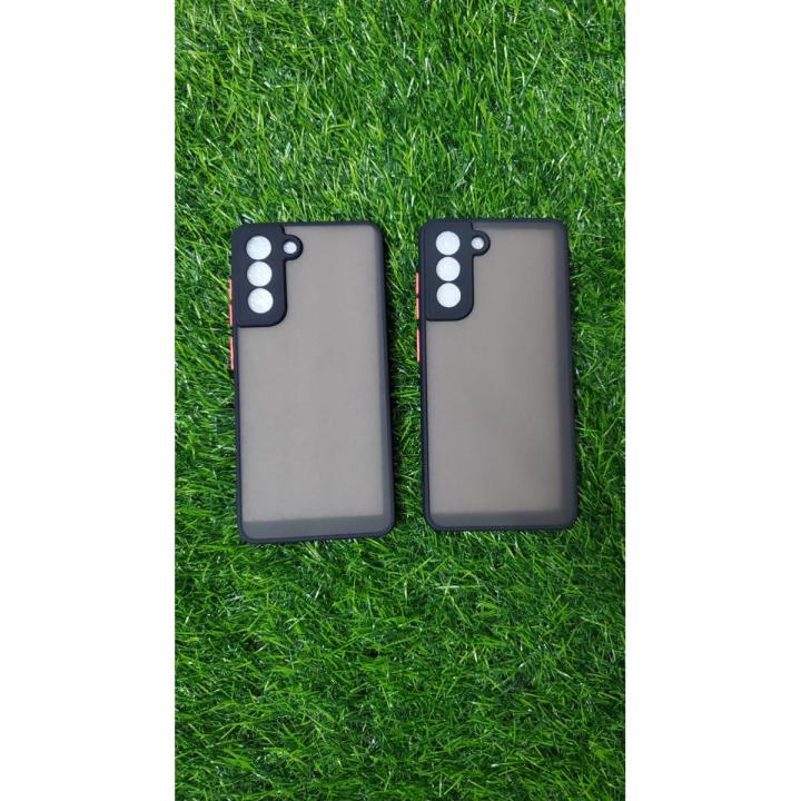 For Samsung Galaxy S22 5G Camera Protection Smoke case Matte Finish ...
