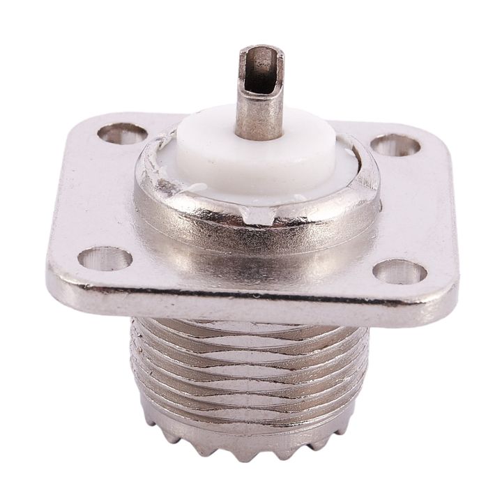 UHF Female SO239 Panel Chassis Mount Flange Deck Mount RF Connector ...
