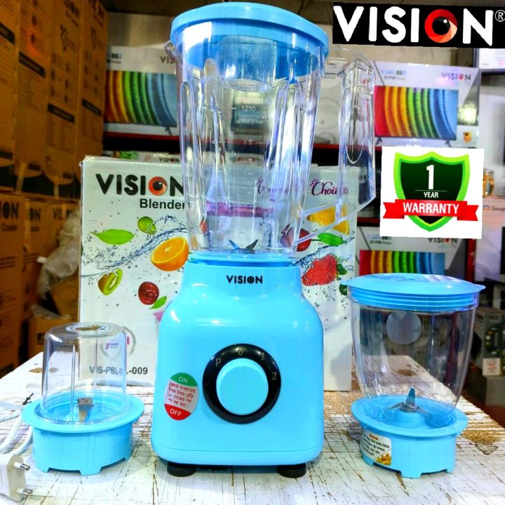 VISION 300W 3 In 1 Blender VIS-PBL-009 (Couple choice) | Daraz.com.bd