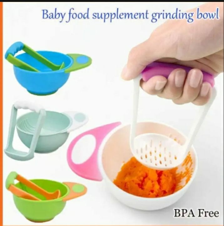 Baby Food Grinding Mash Bowl for Homemade Baby Food (Mesh BATI) | Daraz ...