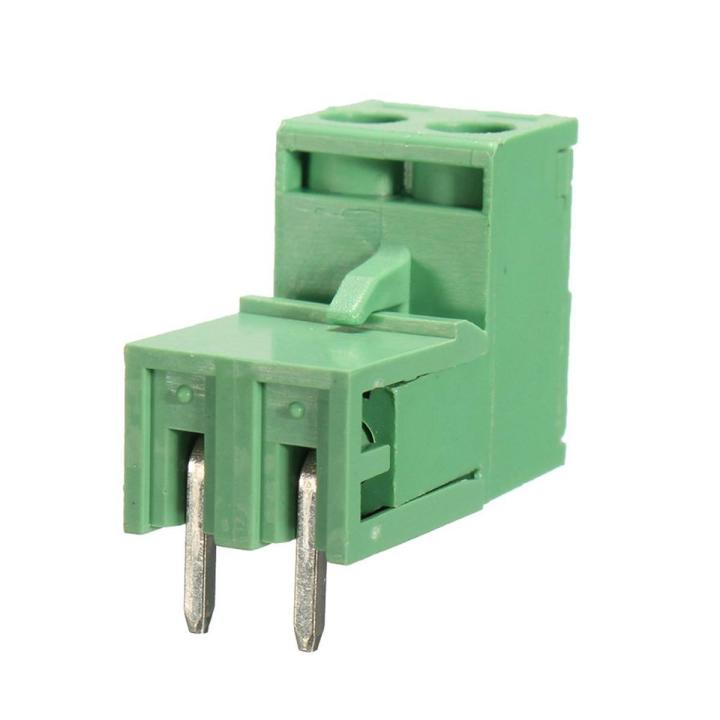 Harmony 10 pcs 5.08mm Pitch 2Pin Plug-in Screw PCB Terminal Block ...