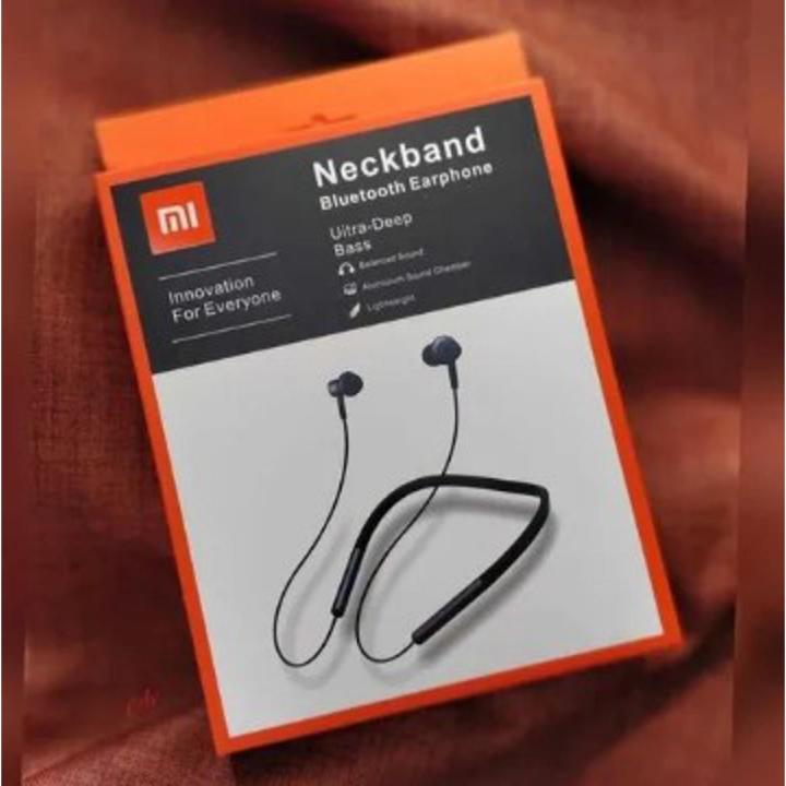 xiaomi Wireless Neckband Earphone Black Color/Neckband Earphone | Daraz ...