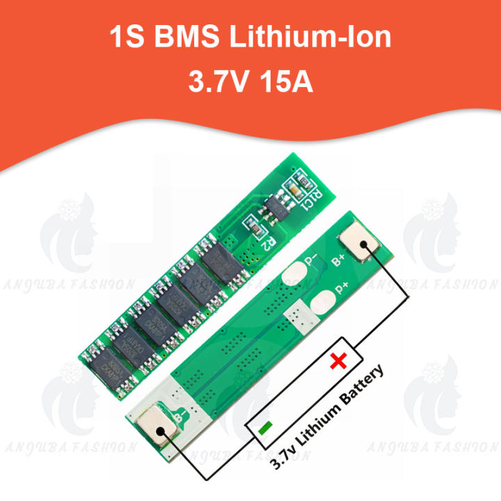 1S BMS 15A 18650 3.7V Lithium Battery Protection Board | Daraz.com.bd