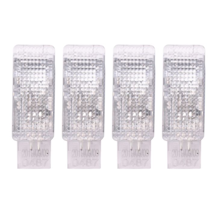 4 Pcs Car Interior Halogen FootWell Light Glove Box Trunk Lamp for ...