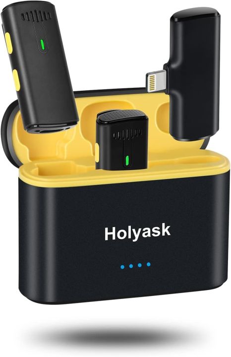 K10 Wireless Lavalier Microphone for iPhone iPad, iPhone Microphone ...