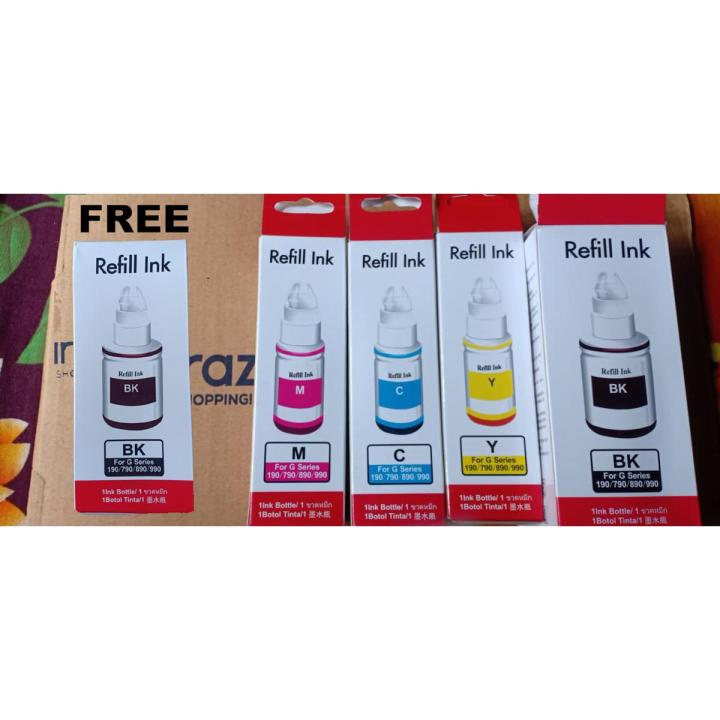 Canon 350 ML Ink Bottle (FULL SET) + 135 ML Ink Free | Daraz.com.bd