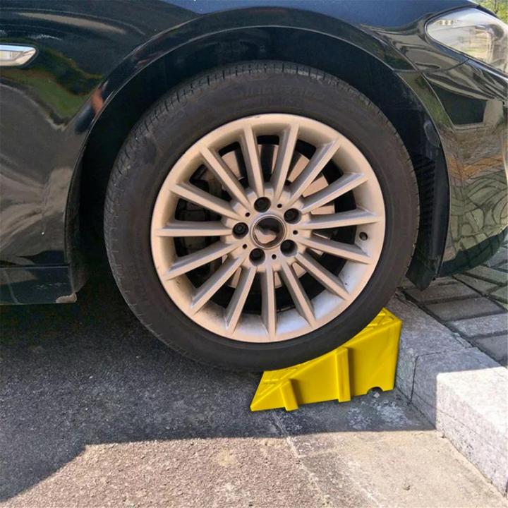 Car Wheel Driveway Ramps Portable Lightweight Car Curb Ramps Heavy Duty ...