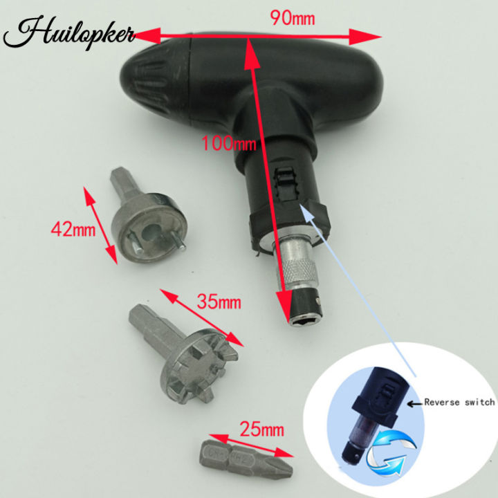 Golf Spike Wrench Shoes Removal Adjustment Tool Cleats Ratchet Key ...