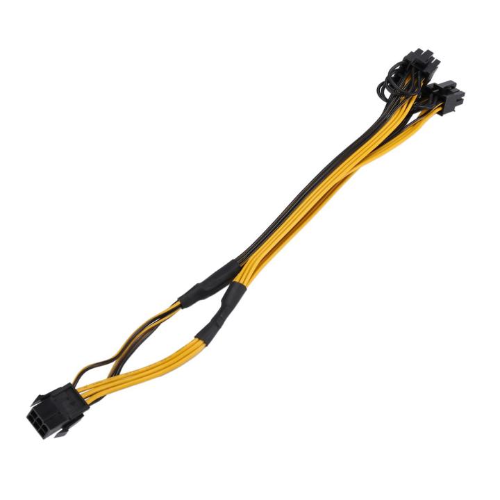 Graphics card PCIe Extension Cable-1 * GPU 6Pin Power Female to 8pin (6 ...