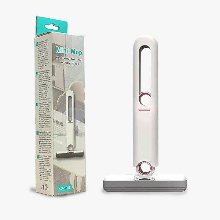 Portable SELF-Squeeze Short MOP, Mini Hand WASH-Free Strong Absorbent ...