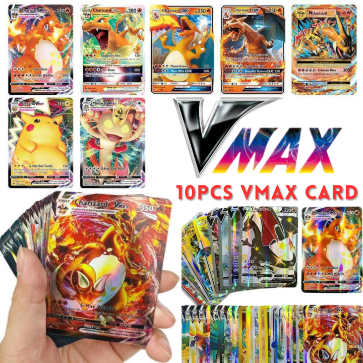 Pokemon Card VMAX - 10 Piece | Daraz.com.bd