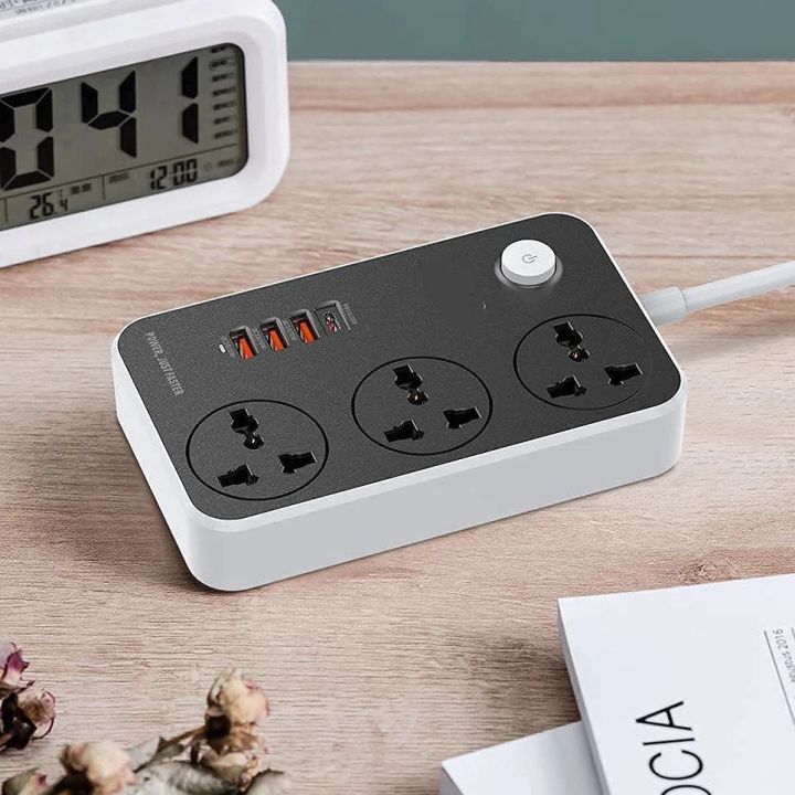 Maxline ML-804 USB Fast Charging Multiplug Power Strip | Daraz.com.bd
