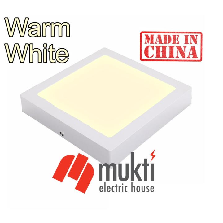 Imported China 18 Watt Square Surface Panel Warm White Down led light ...