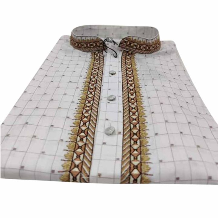 Slab Cotton New Exclusive Collection Panjabi For Men | Daraz.com.bd