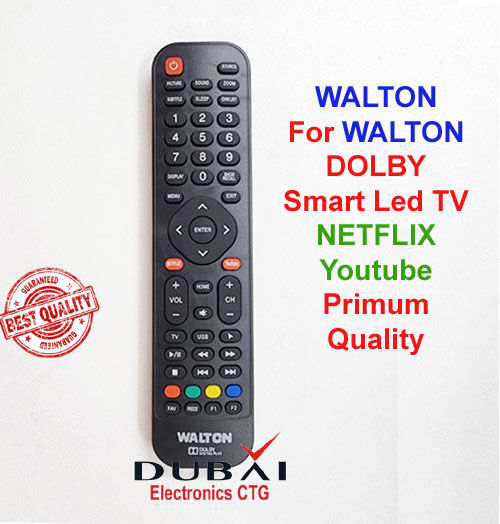 Remote Control for Walton Smart LED TV Remote Control . | Daraz.com.bd
