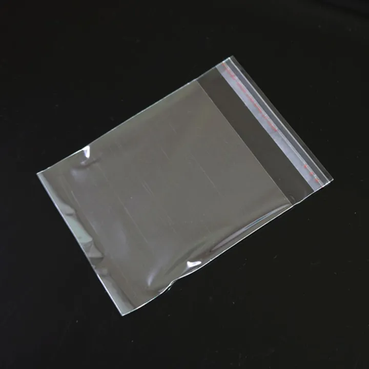 100 Piece (4.5x6 inch) Extra Adhesive Transparent Cellophane Sticky ...