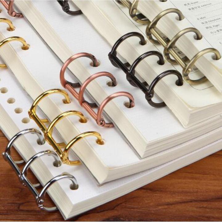 【happy one】Gold Metal Spiral Binder Steel File Folder Clip Loose leaf ...