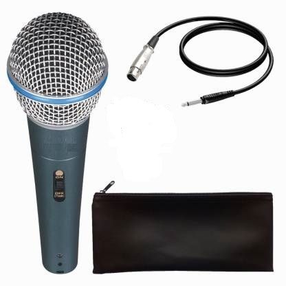 Shure BETA 58A Vocal Microphone - Single Element Supercardioid Dynamic Mic for Stage and Studio ...