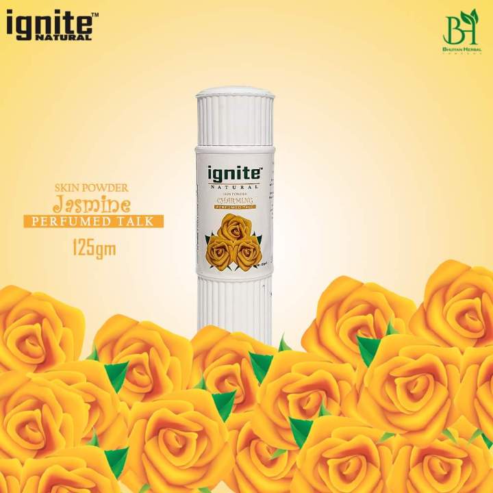 BSTI APPROVED Indian product Ignite Jasmine talcum powder - 125 gm ...