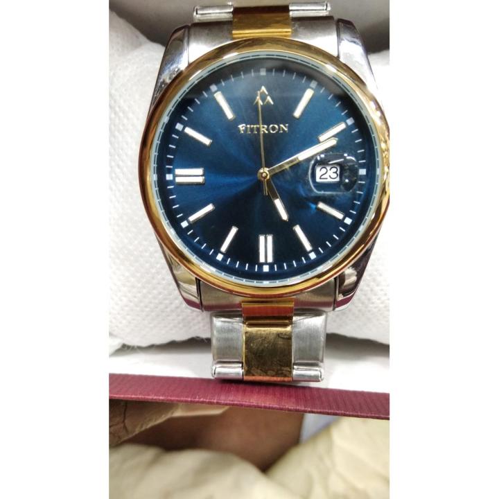 Stainless Steel Fitron Watch for Man - Multicolour | Daraz.com.bd