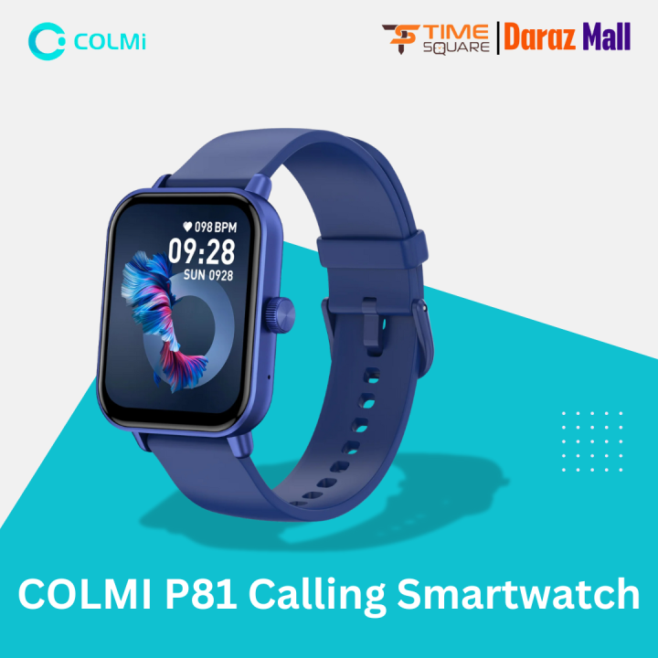 COLMI P81 Voice Calling Smart Watch Ultra 1.9 inch Screen 24H Health Monitor 100+ Sports Modes ...
