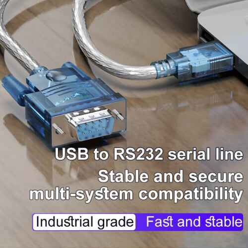 USB to RS232 Serial Line Stable Secure Cable Adapter For Computer PLC ...