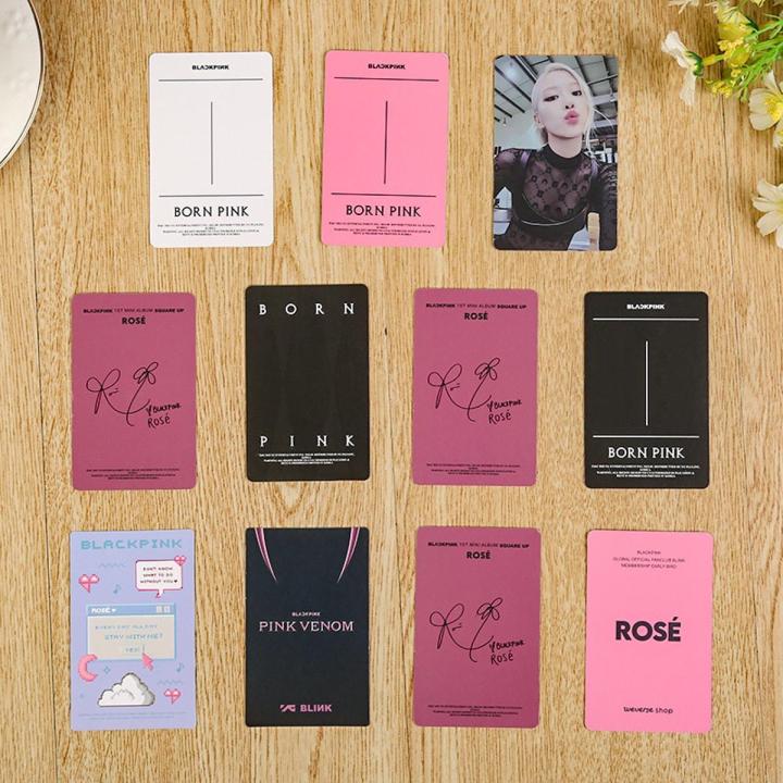 （New）Kpop BLACKPINK Album Born Pink Memberhip Photo Card Photocard for ...