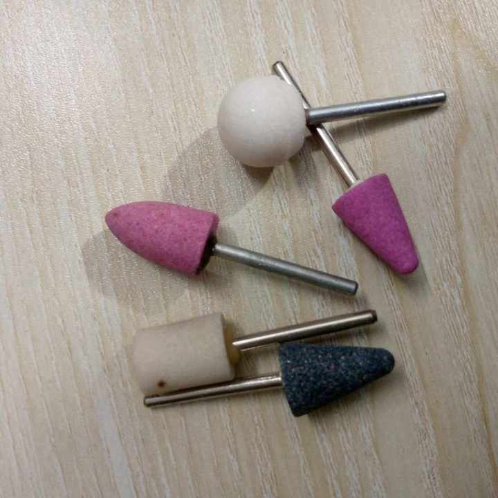 5Pcs SET Multifunction Rotary Mounted Stone Set 1/4" Shank Rotary ...