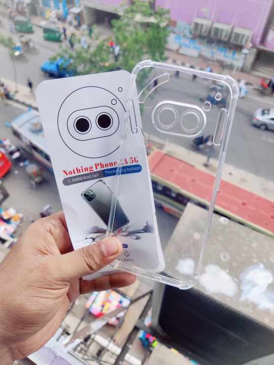 Nothing Phone 2A Shockproof Airbags Transparent Soft Clear Case Cover ...