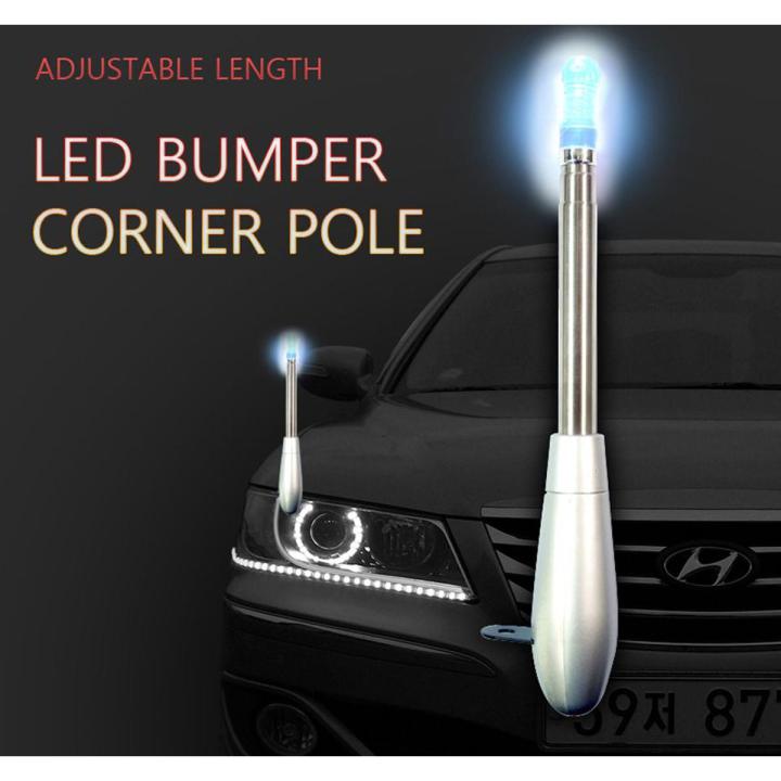 Vehicle Elasticity Bumper Corner Pole Safety Pole with LED Light for ...