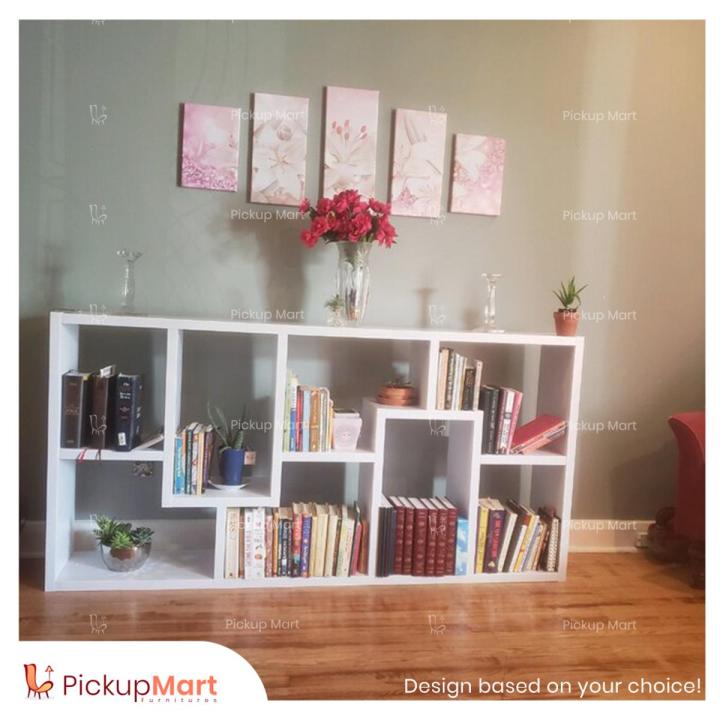 Laminated Board Book Shelf Showpiece Rack Living Room furniture BS - 19 ...