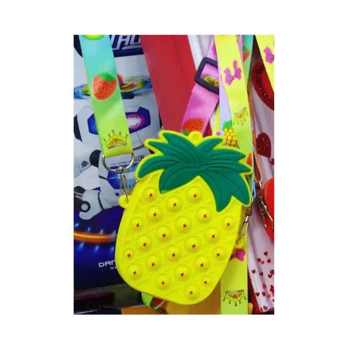 1 x Push Pop Fidget Toy Messenger Bag Push Pops System Its Bubble ...