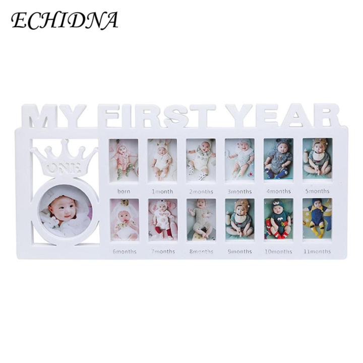 ECHIDNA Photo Album Frame Creative Baby First Year Keepsake Frame ...