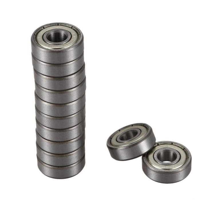 Individual 12 Pcs 608Z 22mm x 8mm x 7mm Single Row Deep Groove Ball ...