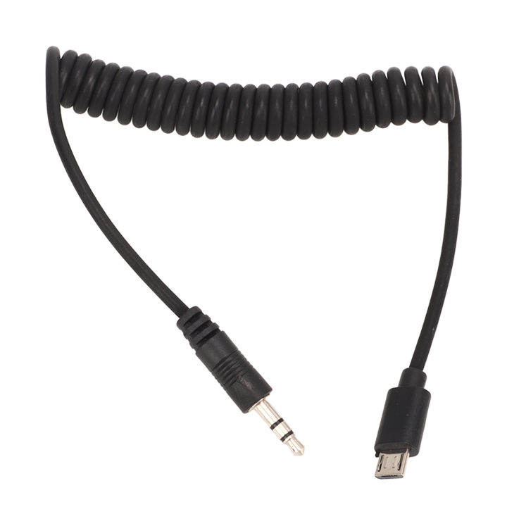1M Remote Shutter Release Cord Cable 3.5MM Camera Flash Release Spring ...