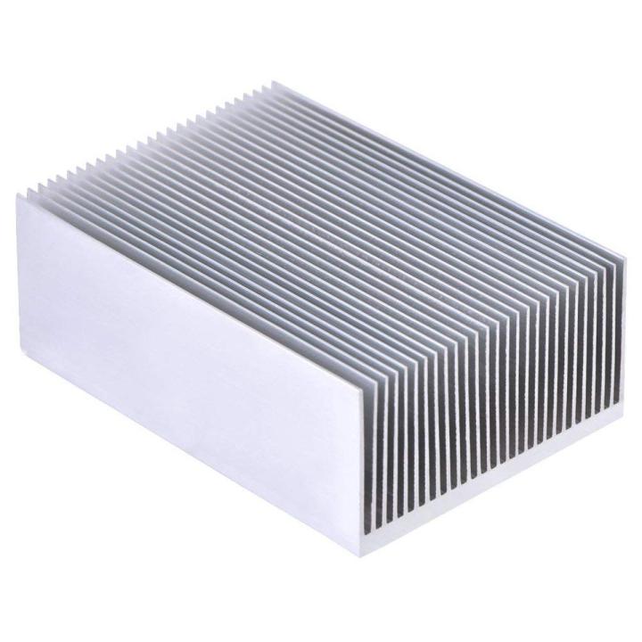 Aluminum Heat Radiator Heatsink Cooling Fan 200x69x37mm Silver Tone ...