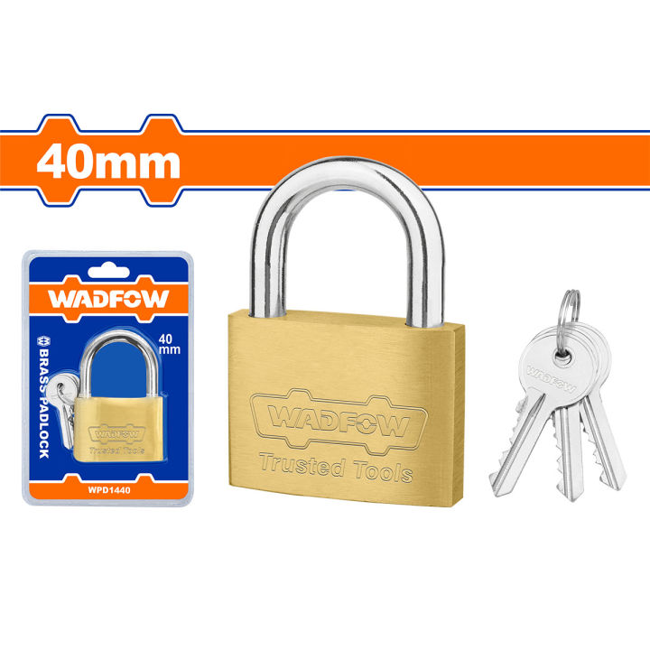 BRASS PADLOCK 40MM WADFOW (WPD1440) | Daraz.com.bd