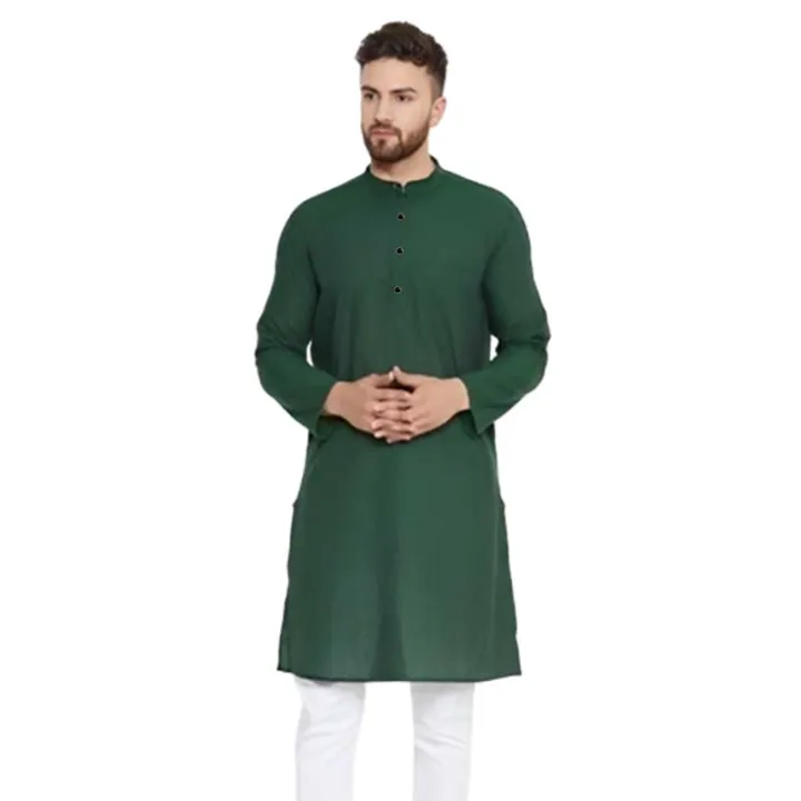 Olive Panjabi for men new collection 2024 stylist | Cotton panjabi for ...