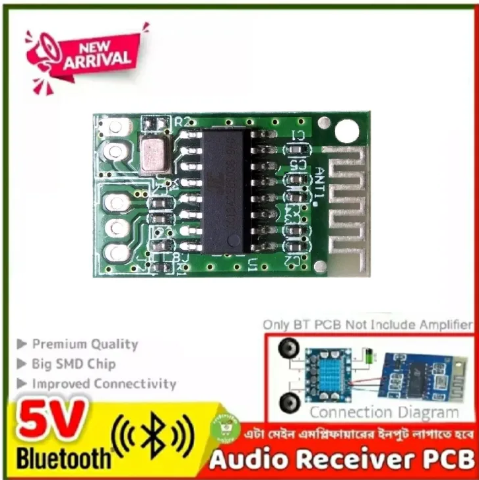 Bluetooth Audio Receiver board 5V 2A Bluetooth mp3 lossless decoder ...