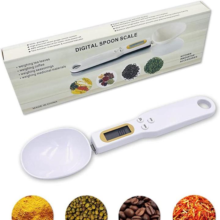 LCD Display Digital Kitchen Measuring Spoon Scales Electronic Digital ...