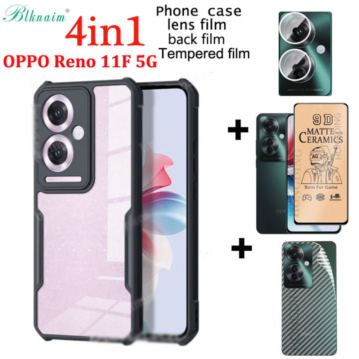 BLKNAIM (4-in-1) NEW For OPPO Reno 11F 5G Case Mobile Phone case ...